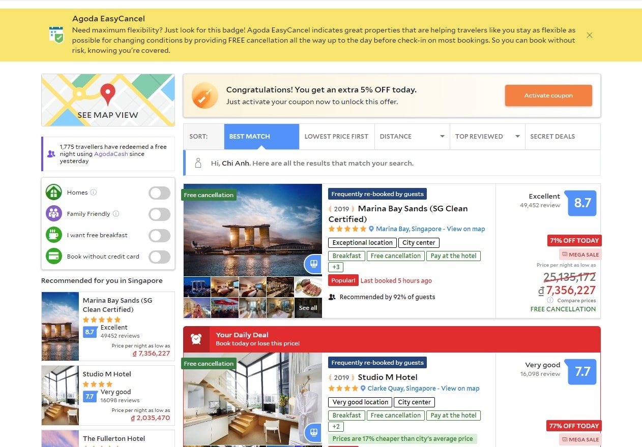 Hướng dẫn về cách đặt phòng trên Agoda đơn giản cho người mới